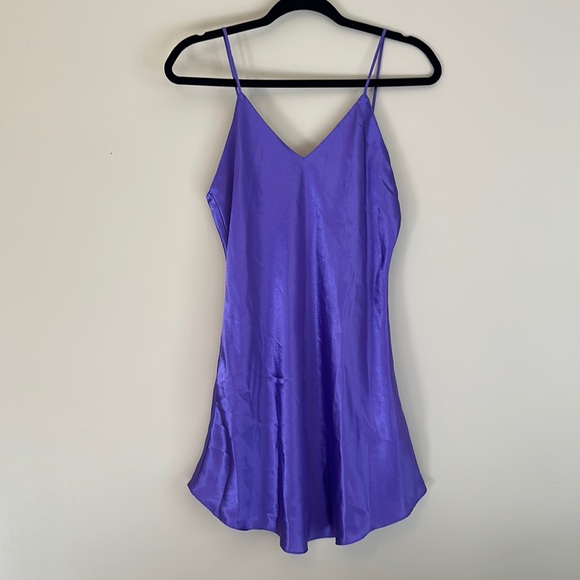 Axiom | Intimates & Sleepwear | Vintage Silky Purple Slip | Poshmark
